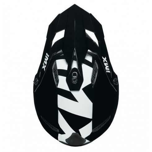 Kask Motocyklowy IMX FMX-02 Offroad Motocross Enduro Czarno Żółty